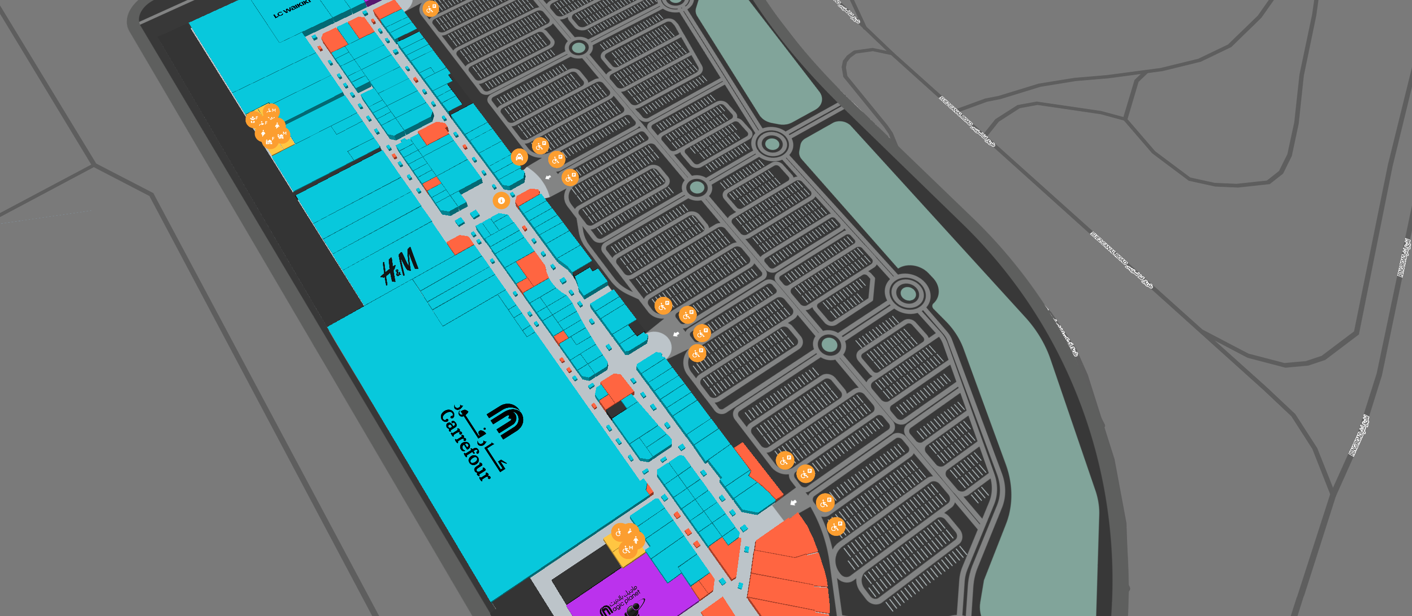 City Centre Alexandria - Map