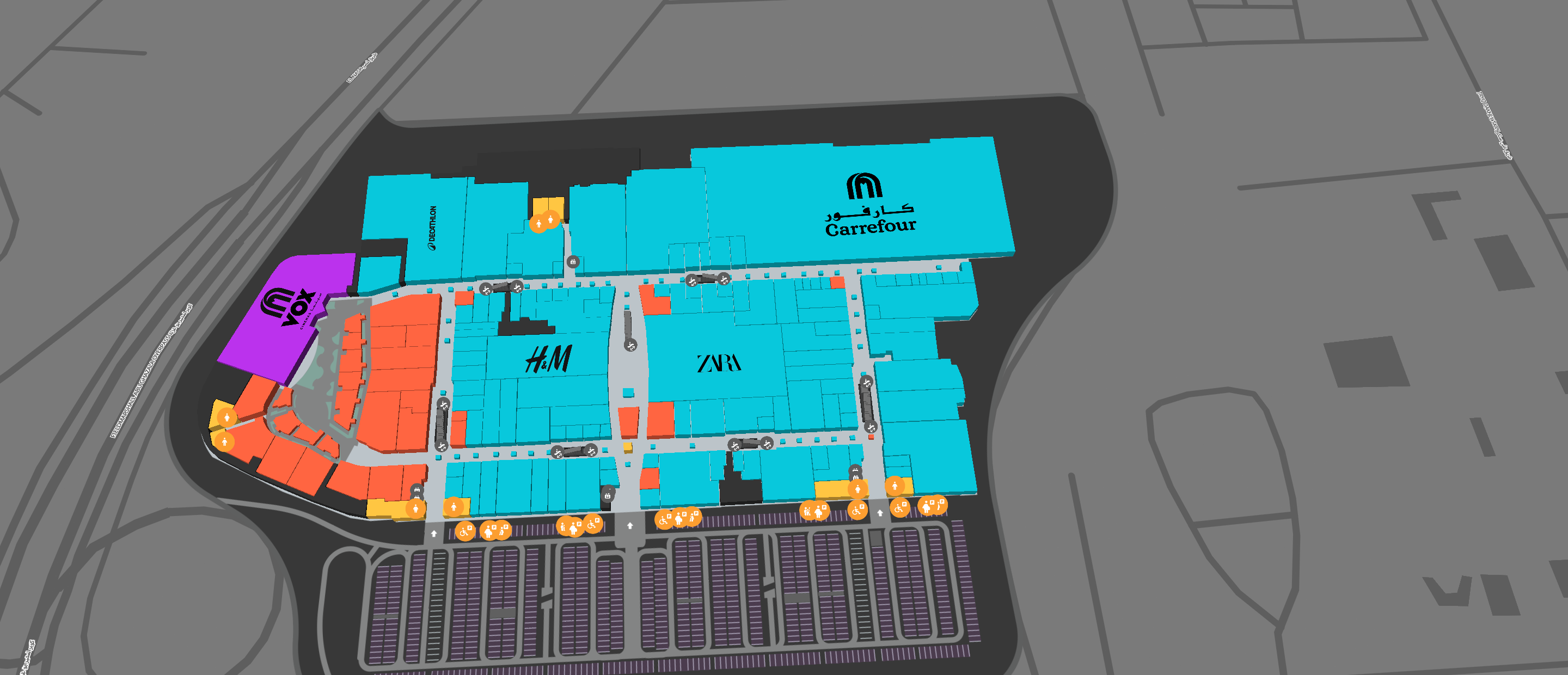 City Centre Almaza - Map