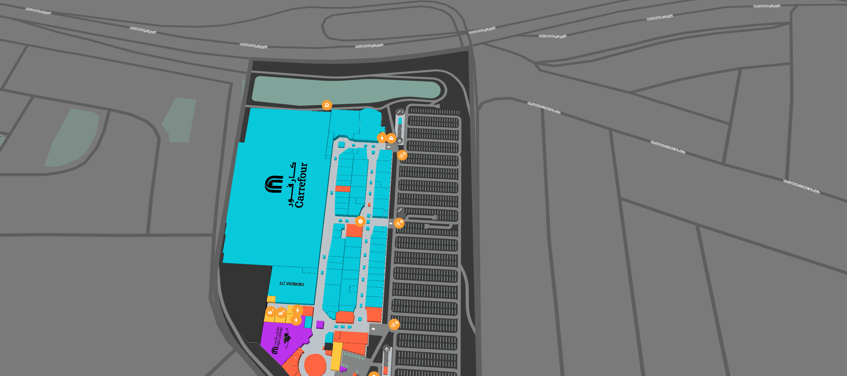 City Centre Maadi - Map