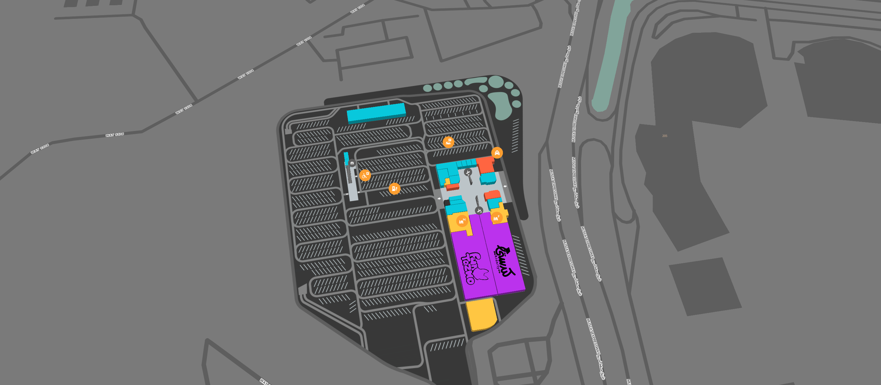 City Centre Qurum - Map